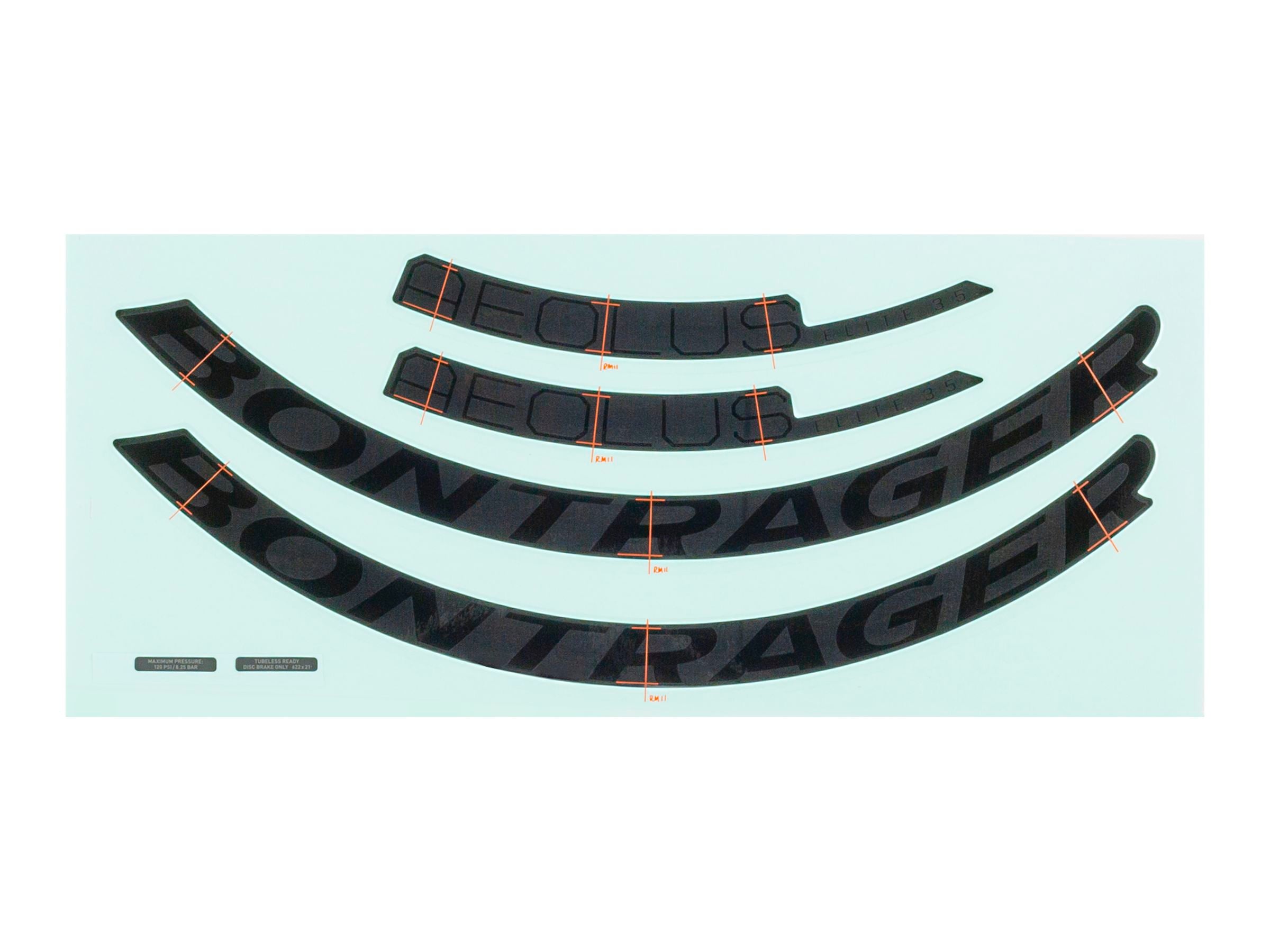 Bontrager Aeolus Elite 35mm Rim Decal Set – Cycles Regis